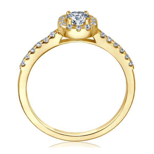 Verlobungsring Gelbgold 585 (0,50 ct w/si) kaufen | Trauringschmiede