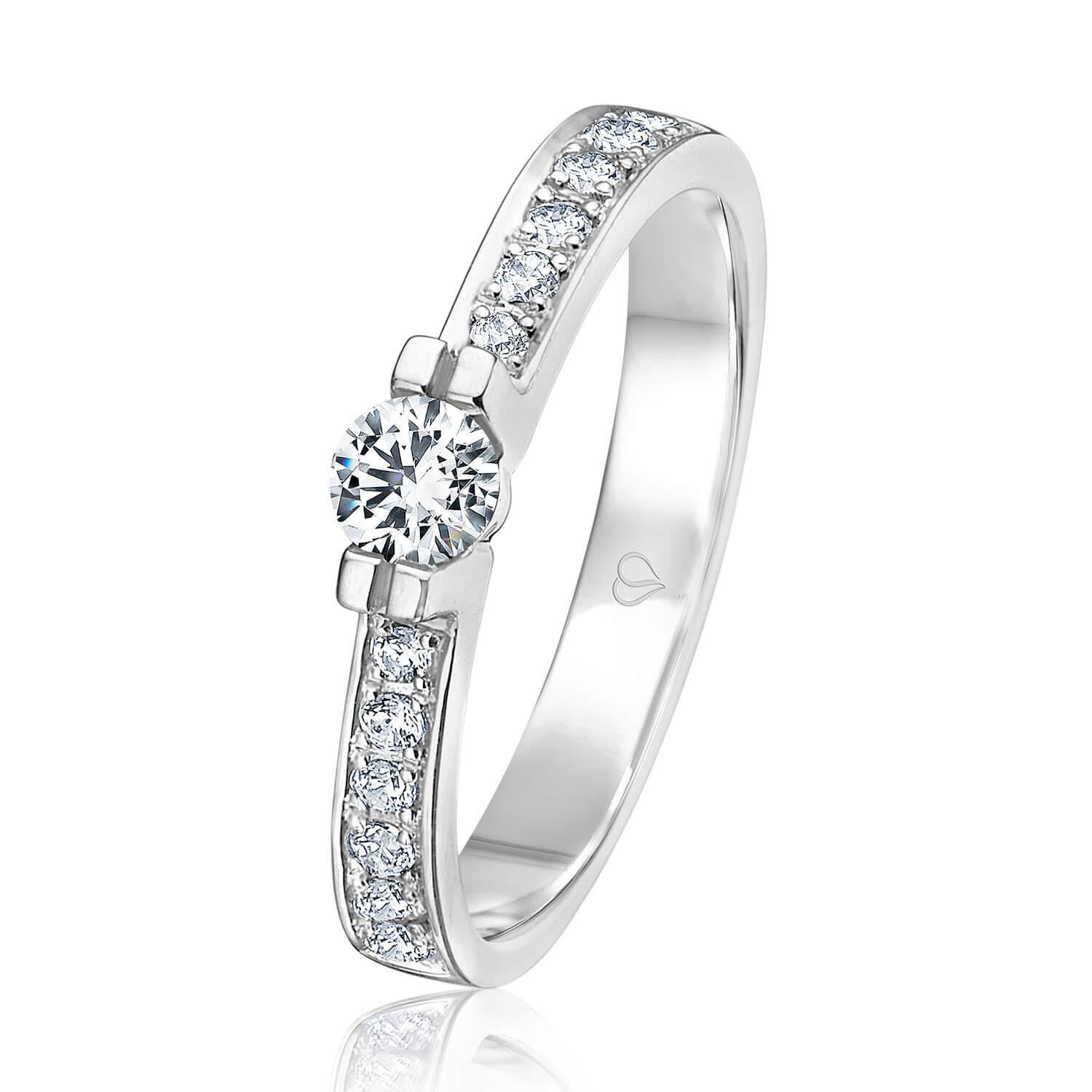 Verlobungsring Platin 950 (0,35 ct R/if) kaufen | Trauringschmiede