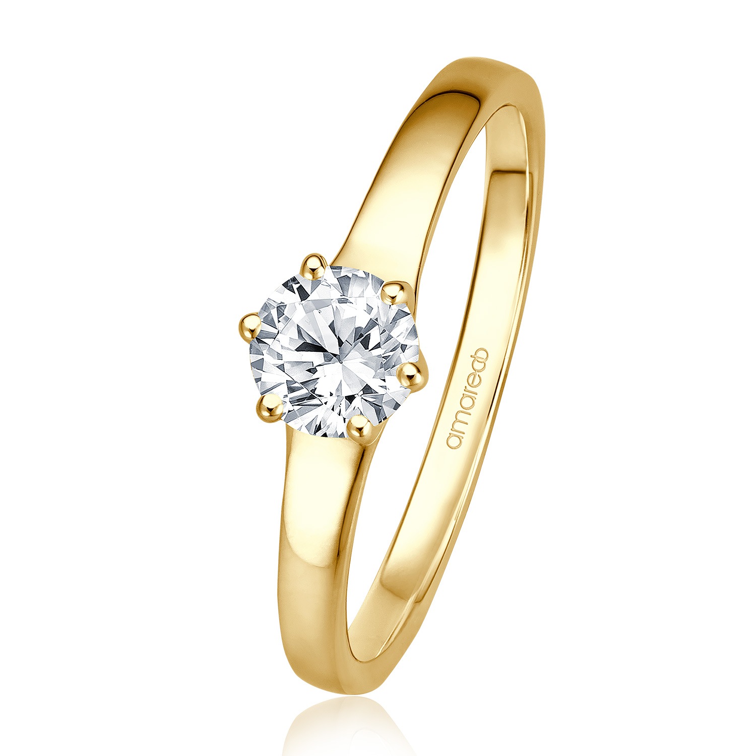 Verlobungsring Gelbgold 585 (0,50 ct w/si) kaufen | Trauringschmiede