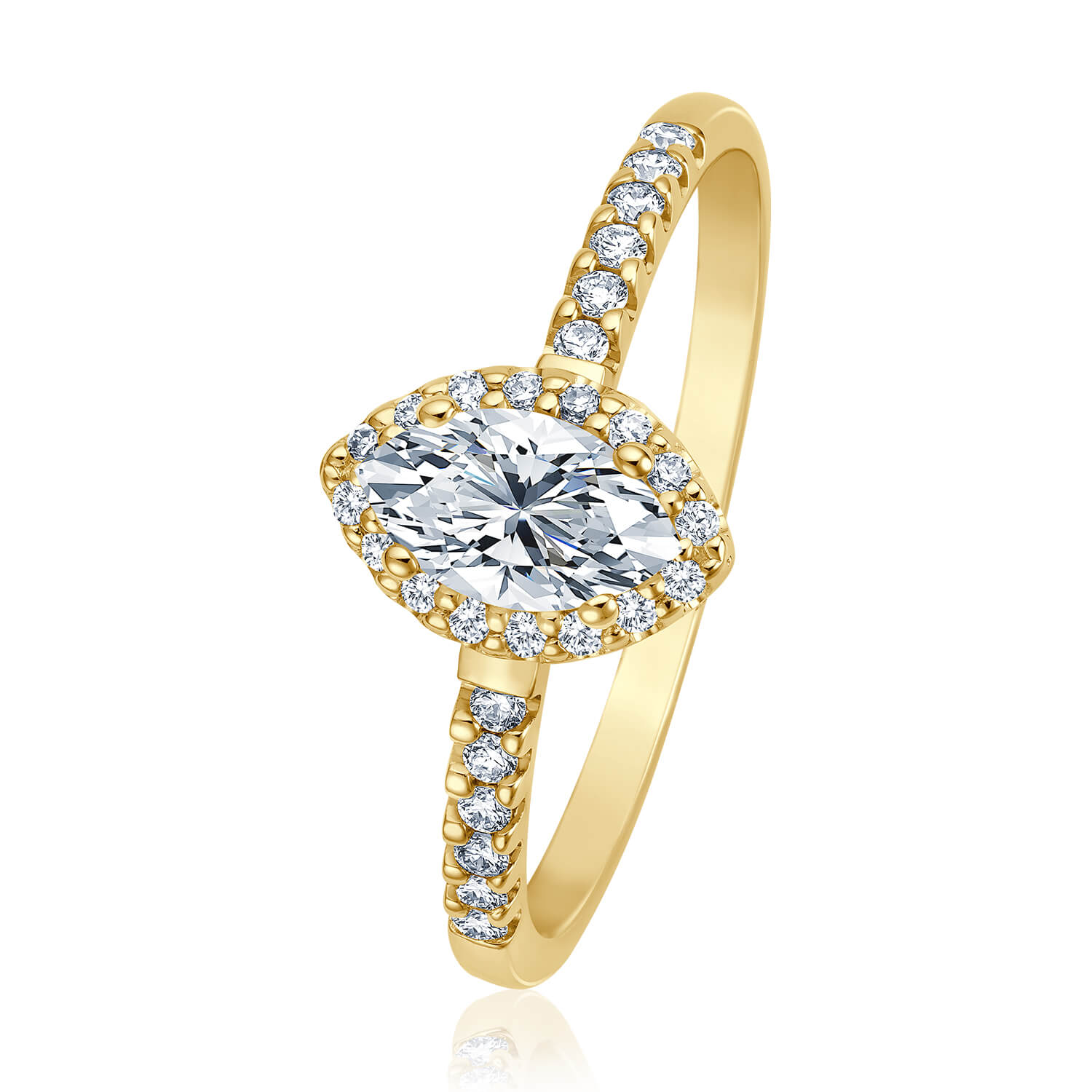 Verlobungsring Gelbgold 585 (0,65 ct w/si) kaufen | Trauringschmiede