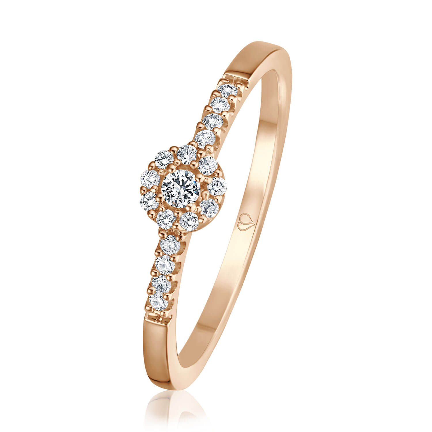 Verlobungsring Roségold 750 (0,10 ct w/si) kaufen | Trauringschmiede
