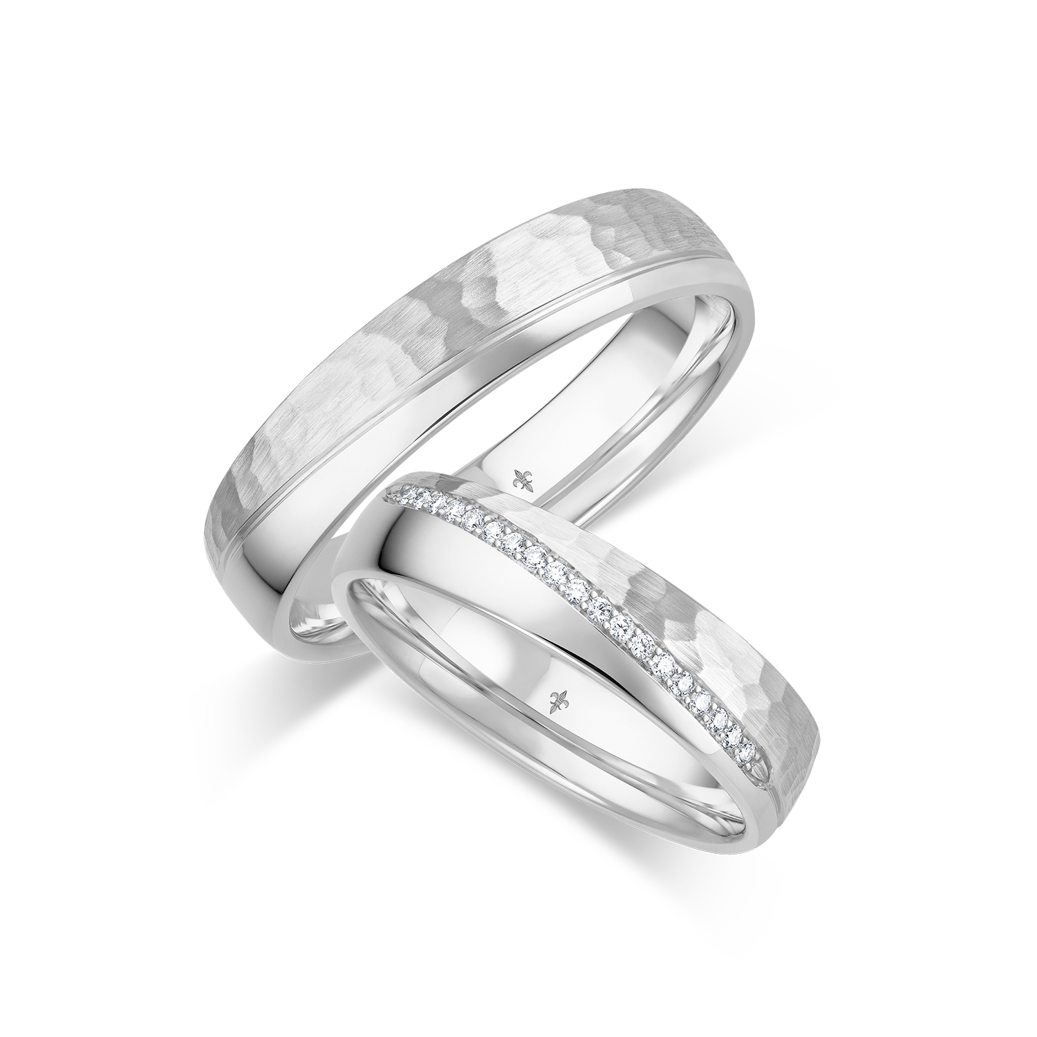 Trauringe Platin 950 (0,09 ct w/if) kaufen | Trauringschmiede