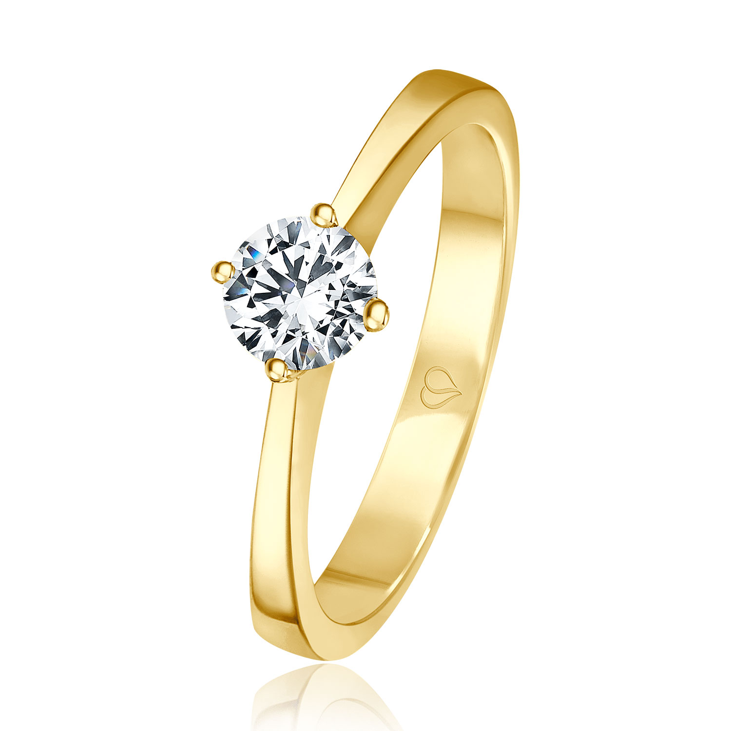 Verlobungsring Gelbgold 585 (0,50 ct w/si) kaufen | Trauringschmiede