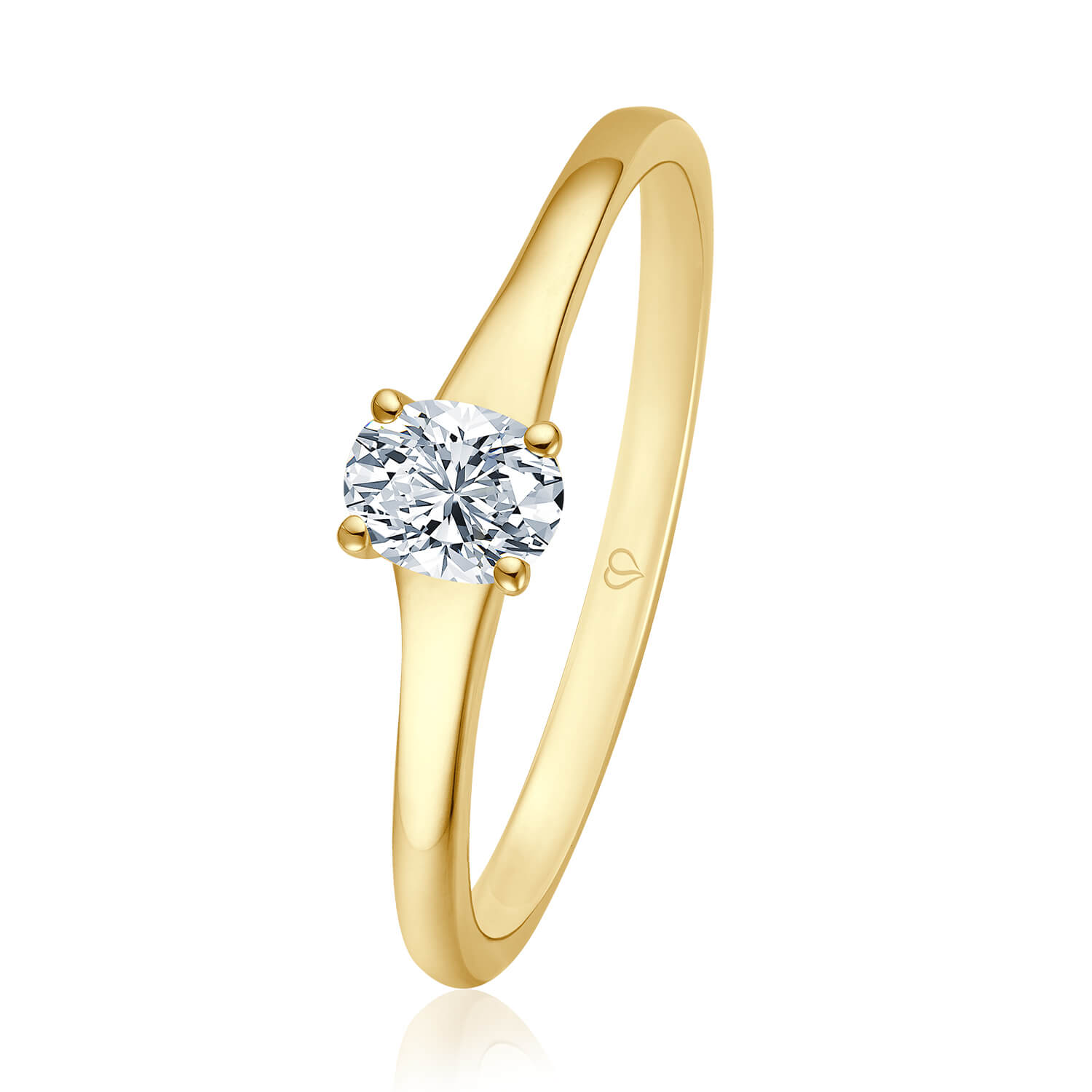 Verlobungsring Gelbgold 750 (0,25 ct w/si) kaufen | Trauringschmiede