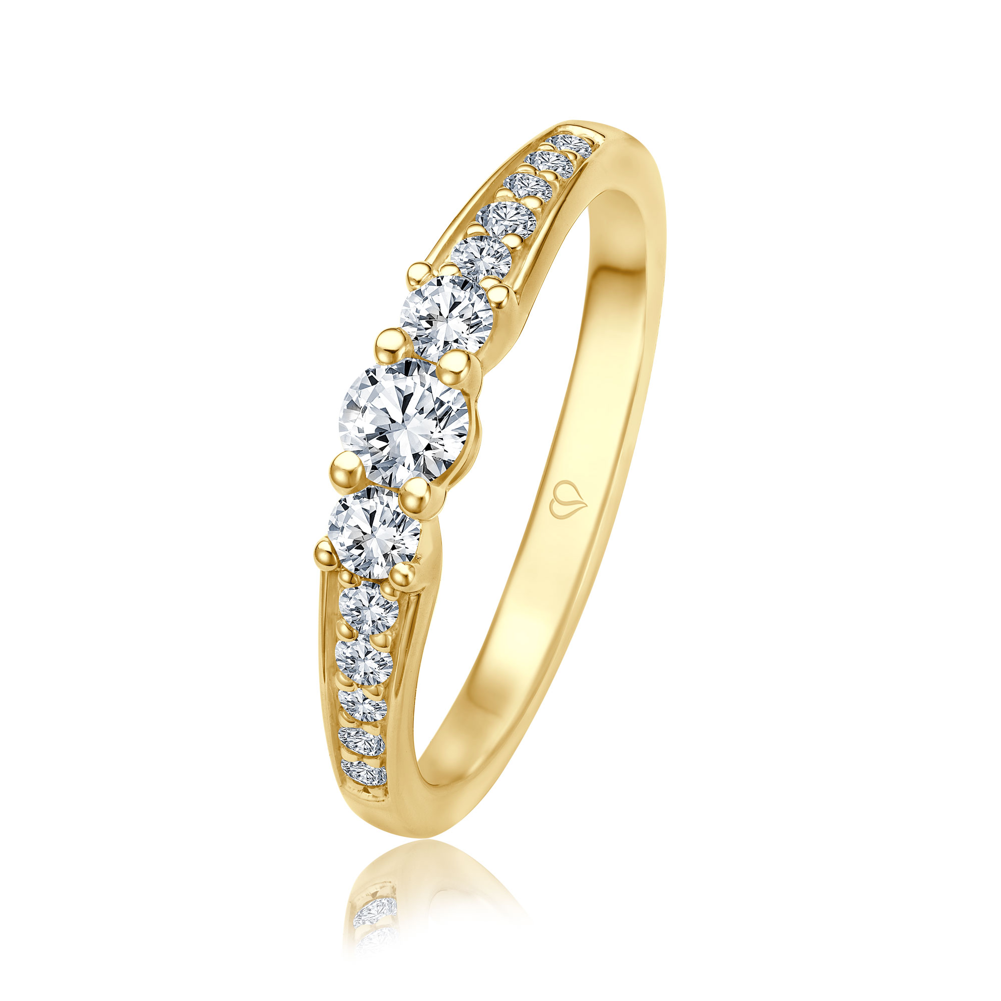 Verlobungsring Gelbgold 585 (0,50 ct w/si) kaufen | Trauringschmiede