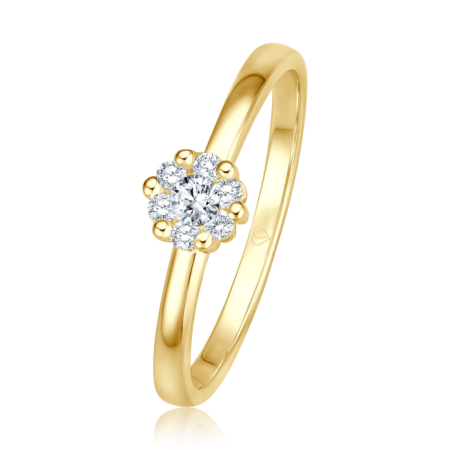 Verlobungsring Gelbgold 585 (0,15 ct w/si) kaufen | Trauringschmiede