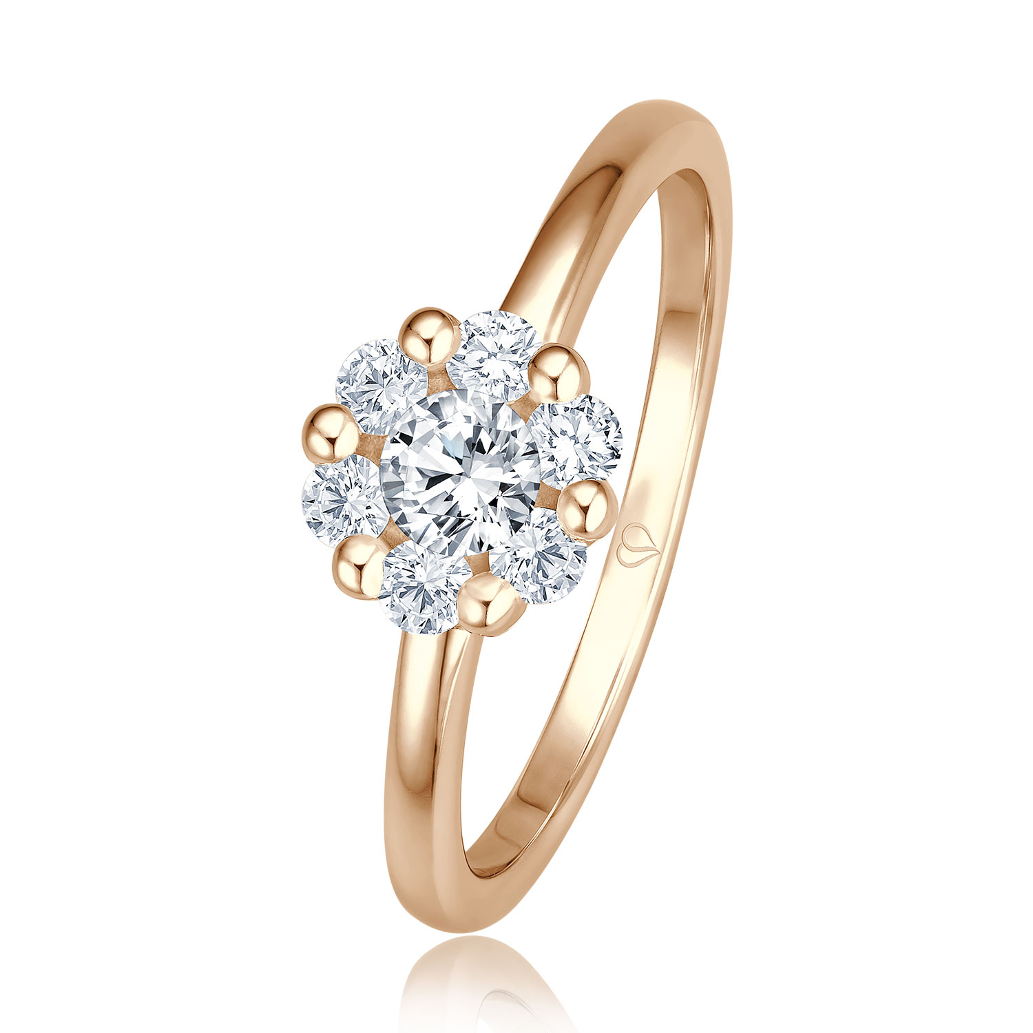 Verlobungsring Roségold 585 (0,50 ct w/if) kaufen | Trauringschmiede